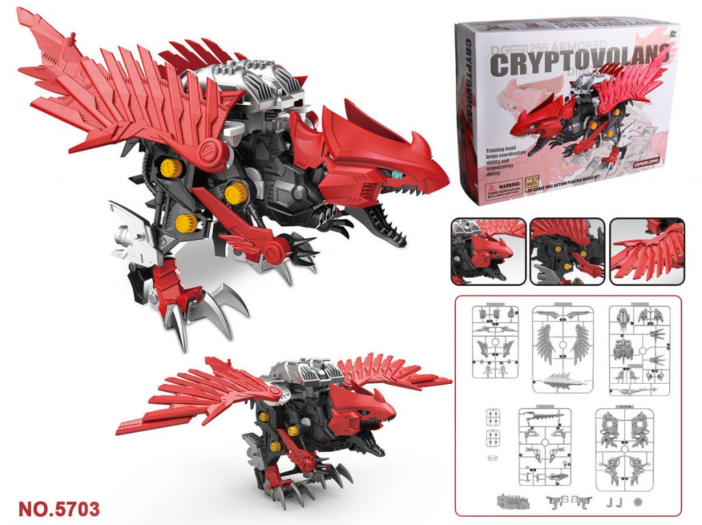 Mô Hình Lắp Ráp Khủng Long Móng Vuốt Velociraptor (Dùng Pin) - 6526 (WS5703) - HAPPY TIME